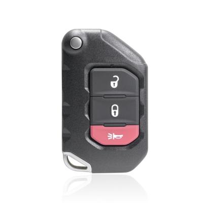China HN010232 3 Button Flip Keyless Entry Remote Key With Jeep Wrangler 2018 - 2020 Gladiator 2020 for sale