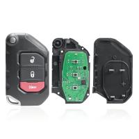 China HN010232 3 Button Flip Keyless Entry Remote Key With Jeep Wrangler 2018 - 2020 Gladiator 2020 for sale