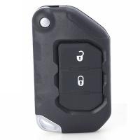 China 433MHZ Remote Key Cover For Jeep Wrangler ASK PCF7939M 4A Chip Folding Key 2018-2019 for sale