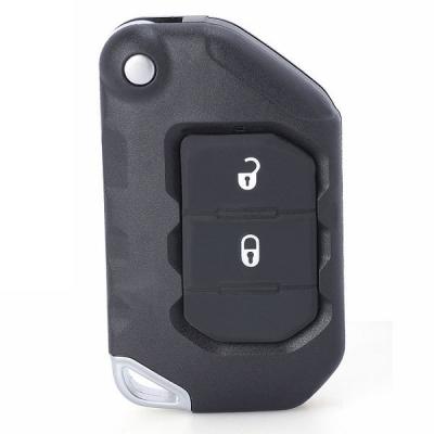 China 433MHZ Remote Key Cover For Jeep Wrangler ASK PCF7939M 4A Chip Folding Key 2018-2019 for sale