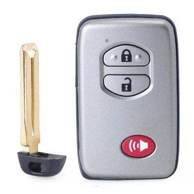 China 2009-2019 Toyota 3 Button Aftermarket Smart Key FOB FCC HYQ14ACX-5290 PCB 312/314/433MHZ for sale