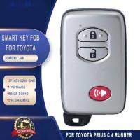 China 2009-2019 Toyota 3 Button Aftermarket Smart Key FOB FCC HYQ14ACX-5290 PCB 312/314/433MHZ for sale