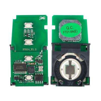 China Lonsdor 2014-2021 Toyota 8A Smart Key For K518S K518ISE KH100 KH100+ Support Renew And Rewrite P0020B for sale