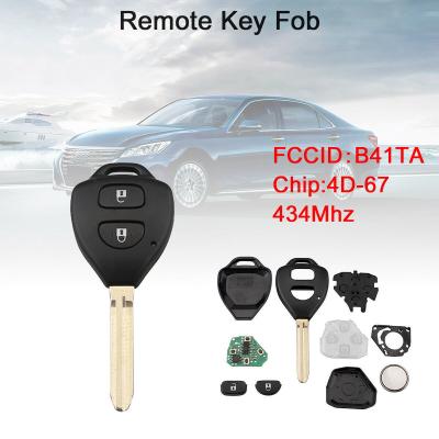 China 2-Button Smart Key For Toyota Hilux / Yaris 2005-2009 FCC ID: B41TA for sale