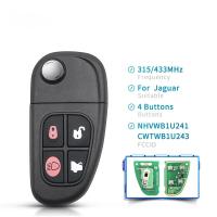 China 4 Buttons NHVWB1U241 ID60 Chip Car Key Fob Flip Remote Key 433Mhz for sale