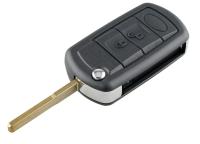 China 3 Buttons 7941 Chip HU101 Blade Flip Folding Car Key Fob Remote For Land Rover Discovery LR3 Range Rover Sport for sale