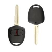 China 2 Button Remote Car Key MIT8 Blade Car Key 433Mhz ID46 Chip For MITSUBISHI Outlander Pajero Triton ASX Lancer for sale