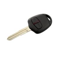 China 2 Button Remote Car Key MIT8 Blade Car Key 433Mhz ID46 Chip For MITSUBISHI Outlander Pajero Triton ASX Lancer for sale