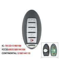 China HN006207 S180144110 Smart Car Remote Key 5 Buttons 433.92mhz For Nissan Rogue 2017 2018 for sale