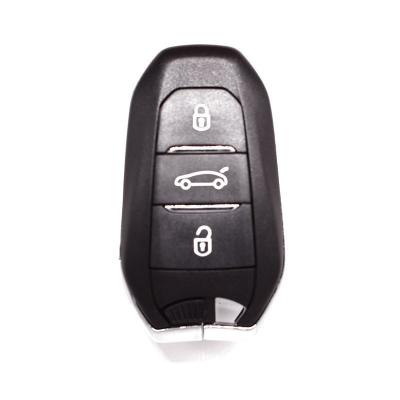 China Smart Key Fob with 3buttons 433MHz 4A chip fit for Peugeot for sale