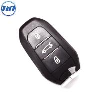 China Smart Key Fob with 3buttons 433MHz 4A chip fit for Peugeot for sale