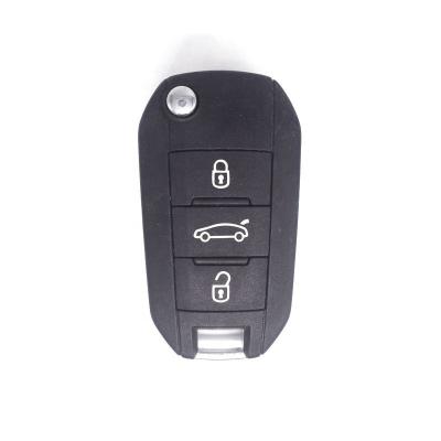 China Original 433MHz 3 buttons 46chip Flip Controlled Auto Car Remote Key Folding Remote for sale