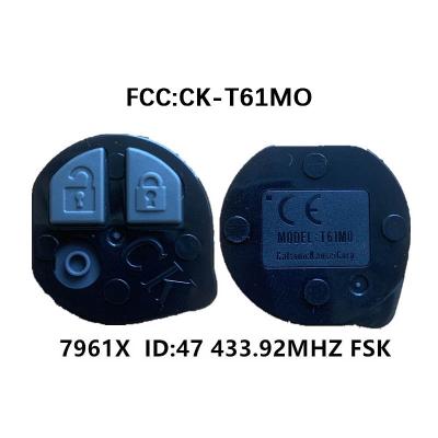 China HN016012 Aftermarket Smart Key Remote T61M0 433.92MHz FSK For Suzuki Cultus Xcross for sale