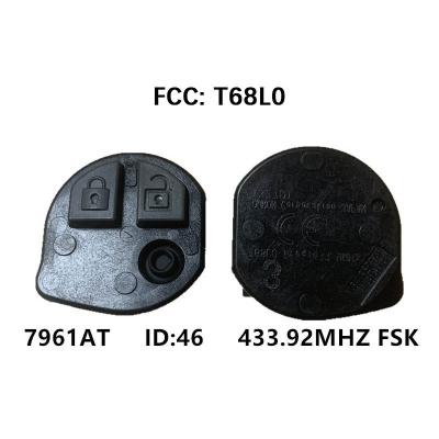 China 2 Button Suzuki Remote Key 433.92MHZ 46 Chip FSK PCF7961A FCC T68L0 37145-71L20 37145-71L2 for sale