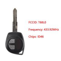 China 2 Button Suzuki Remote Key 433.92MHZ 46 Chip FSK PCF7961A FCC T68L0 37145-71L20 37145-71L2 for sale