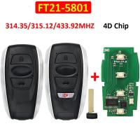 China 314.35 / 433.92Mhz 4D Smart Key PCB For Subaru Impreza Legacy Outback Ascendant Strek WRX for sale