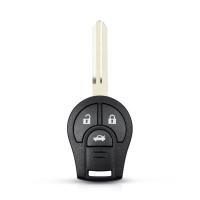China 3 Buttons Car Remote Key Shell Case For Juke March Qashqai Sunny Sylphy X-Trail Auto Key Fob Shell for sale