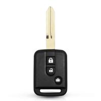 China Remote Car Key Housing Replacement 3 Buttons Key Cover Fob For N-Issan Micra 350Z Pathfinder Navara for sale