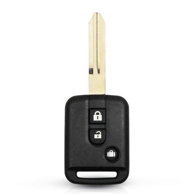 China Remote Car Key Housing Replacement 3 Buttons Key Cover Fob For N-Issan Micra 350Z Pathfinder Navara for sale