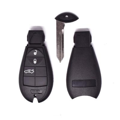 China 3buttons Keyless Remote Car Key Case Cover for Dodge Jeep for sale