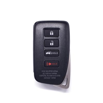 China 3+1buttons 433MHz H Transponder Remote HYQ14FBA 89904-78470 for sale