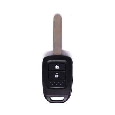 China 2 Buttons Smart Car Key Shell Replacement With Uncut Key Blade for sale