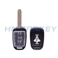 China 2 Buttons Smart Car Key Shell Replacement With Uncut Key Blade for sale