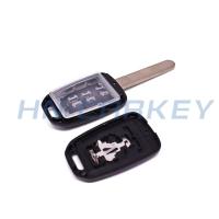 China 2 Buttons Smart Car Key Shell Replacement With Uncut Key Blade for sale
