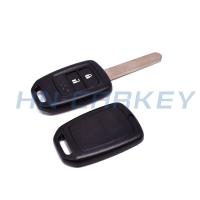 China 2 Buttons Smart Car Key Shell Replacement With Uncut Key Blade for sale