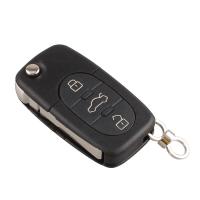 China 3+1button Remote Control Car Folding Remote key fob cover for sale