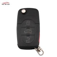 China 3+1button Remote Control Car Folding Remote key fob cover for sale