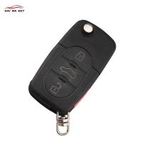 China 3+1button Remote Control Car Folding Remote key fob cover for sale