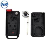 China Flip Folding Car Key Shell Remote Control Key Fob Cover Replacement for sale