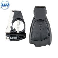 China 3 Buttons Keyless Remote Key Fob Shell Replacement With Insert Blade For Mercedes Benz for sale