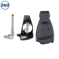 China 3 Buttons Keyless Remote Key Fob Shell Replacement With Insert Blade For Mercedes Benz for sale