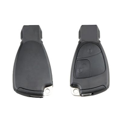 China 2 Buttons Keyless Remote Car Key Fob With Insert Blade Shell Case For Mercedes Benz for sale