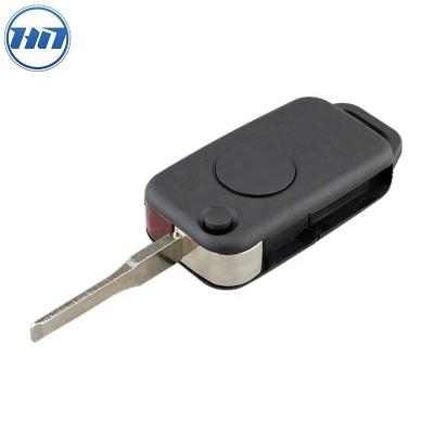 China 1 Buttons Flip Smart Entry Car Key Shell Case For Mercedes Benz A W168 W124 for sale