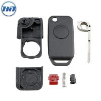 China 1 Buttons Flip Smart Entry Car Key Shell Case For Mercedes Benz A W168 W124 for sale
