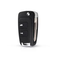 China Folding Flip Remote Car Key Shell 2 Buttons For Chevrolet Epica for sale