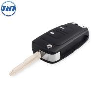 China Folding Flip Remote Car Key Shell 2 Buttons For Chevrolet Epica for sale