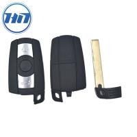 China 2 Buttons Remote Key Cover Shell with Emergency Key and Plastic + Metal Construction for Car Key Replacement for sale