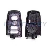 China 4 Buttons Car Key Shell with Emergency Key and Plastic + Metal Construction for BMW for sale