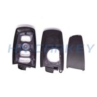 China 4 Buttons Car Key Shell with Emergency Key and Plastic + Metal Construction for BMW for sale