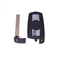 China BMW CAS3 Remote Car Key Shell 3 Buttons Black Plastic for sale