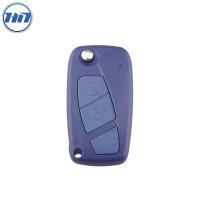 China Panfa Croma Bravo SIP22 Key Blade Folding Flip Remote Key Fob For Fiat Blue Car Key 3 Buttons for sale