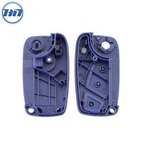 China Panfa Croma Bravo SIP22 Key Blade Folding Flip Remote Key Fob For Fiat Blue Car Key 3 Buttons for sale
