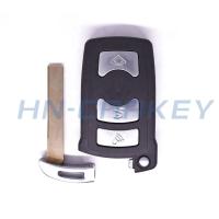 China 4 Buttons 730Li 740Li Keyless Smart Remote Replacement Shell With Smart Blade LX8766S for sale