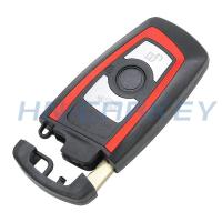 China Red Keyless 3b uttons Smart Remote Replacement Shell Case Cover With Uncut Blade for sale