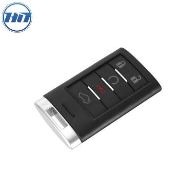 China 4+1 Buttons Key For Cadillac Smart Car Remote Key Fob Case With Blade for sale