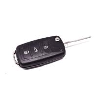 China Flip Auto Key Shell Cover 3 Buttons 5K0837202AD for sale